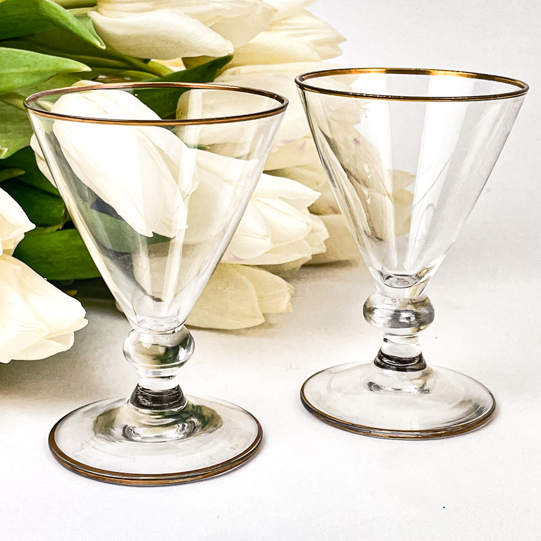 Vinglas - Hjortholm, Holmegaard - Drikkeglas - Art Nuvo - Antik & Vintage