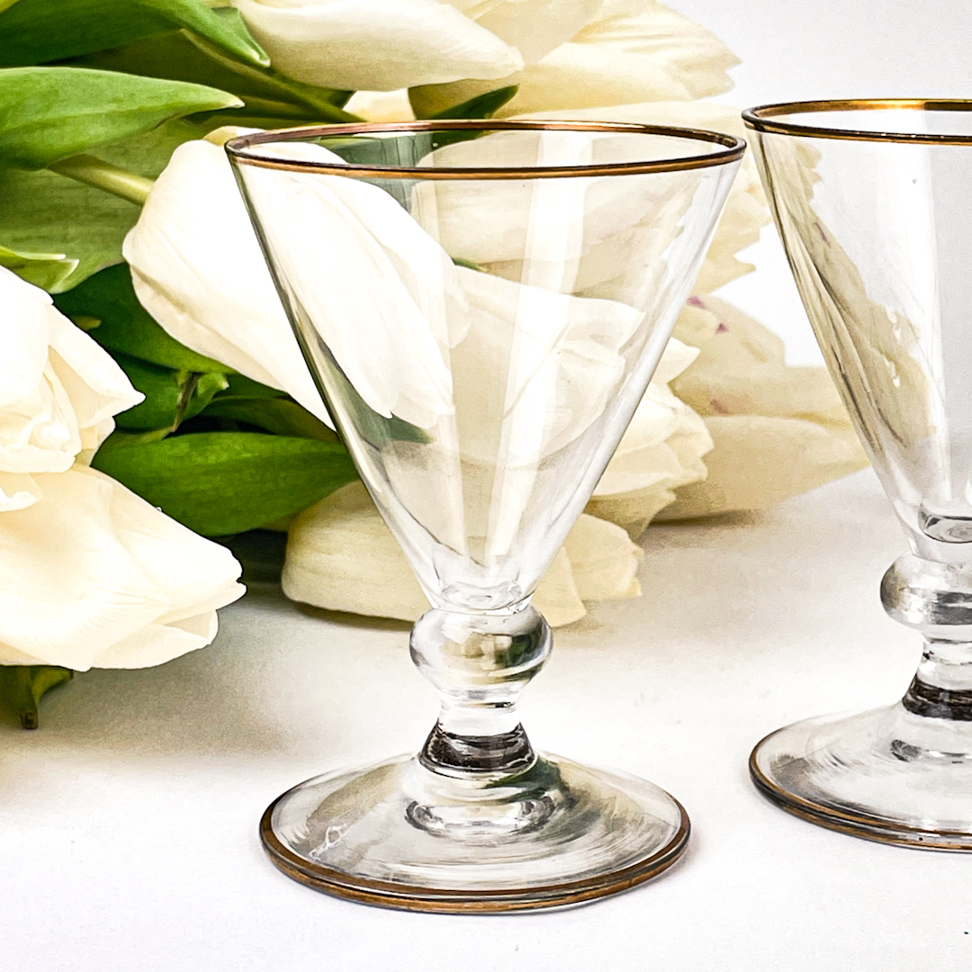 Vinglas - Hjortholm, Holmegaard - Drikkeglas - Art Nuvo - Antik & Vintage